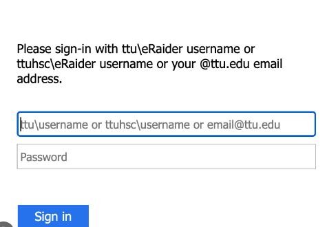 Raiderlink Ttu